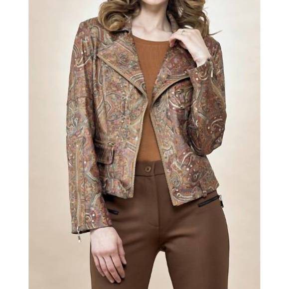 Insight | Jackets & Coats | New Insight Paisley Moto Jacket Bcj78a46mpr ...